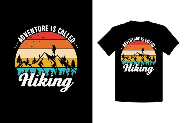Vintage Silhouette Hiking Scene with Vibrant Sunset Backdrop | Jiffy ...