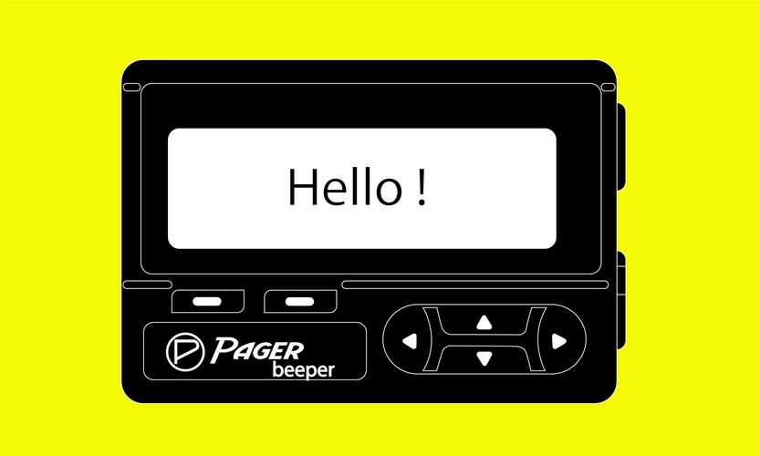 One Way Communication Tool Pager | Jiffy Designs