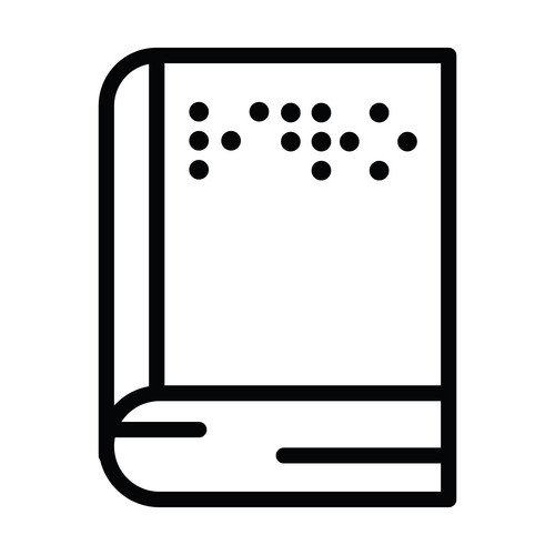 Braille Book Education Illustration Design | Jiffy Designs