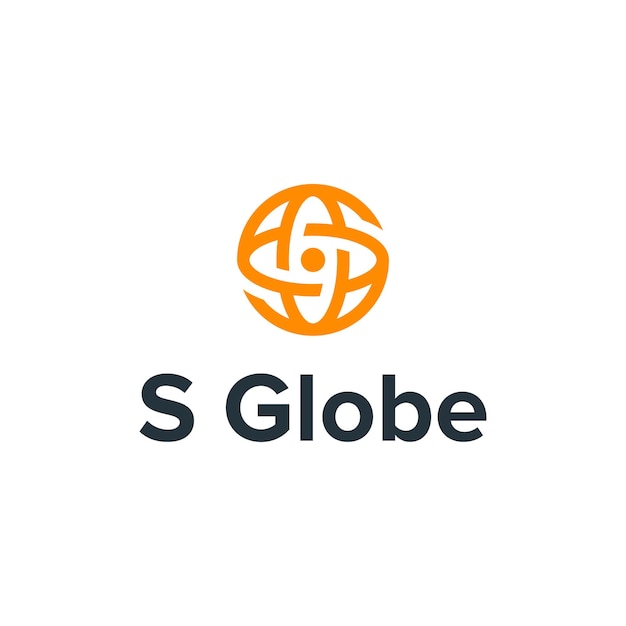 Vibrant Spherical Symbol with Minimalist Lettering Design | Jiffy Designs
