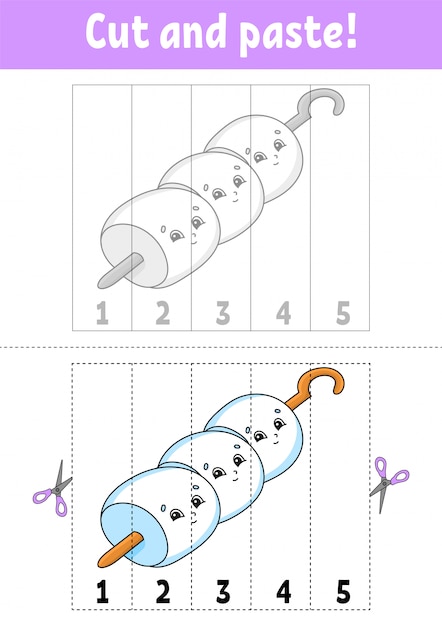 Adorable Caterpillar Craft: Cut and Paste for Fun | Jiffy Designs