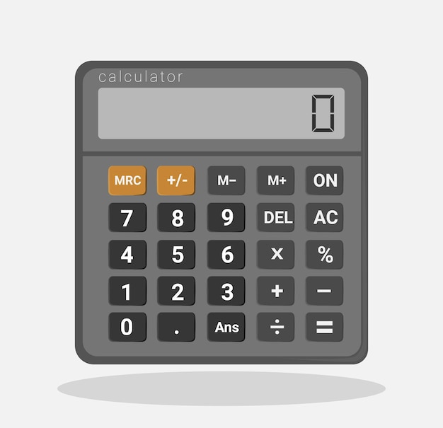 Sleek and Practical Calculator with Numeric Keypad | Jiffy Designs