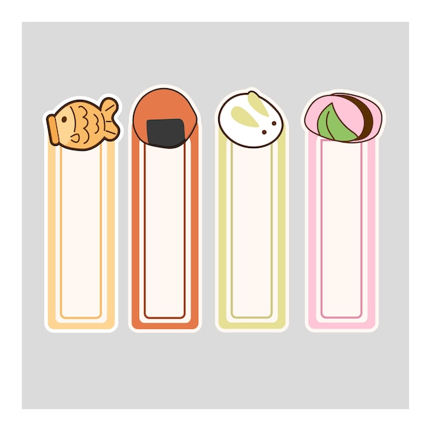 Vibrant Candy-Inspired Bookmarks with Whimsical Illustrations | Jiffy ...