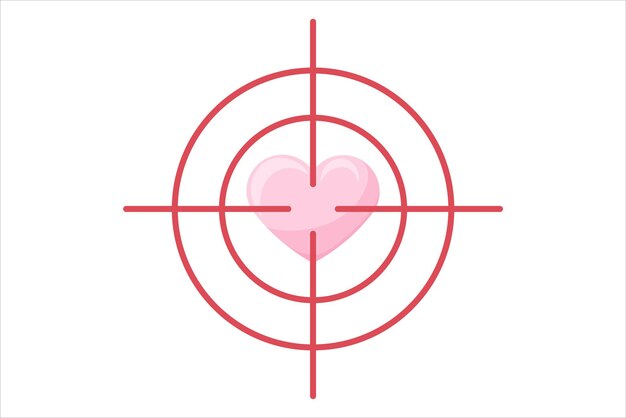 Bullseye Heart: Precise Aim for Love and Passion | Jiffy Designs