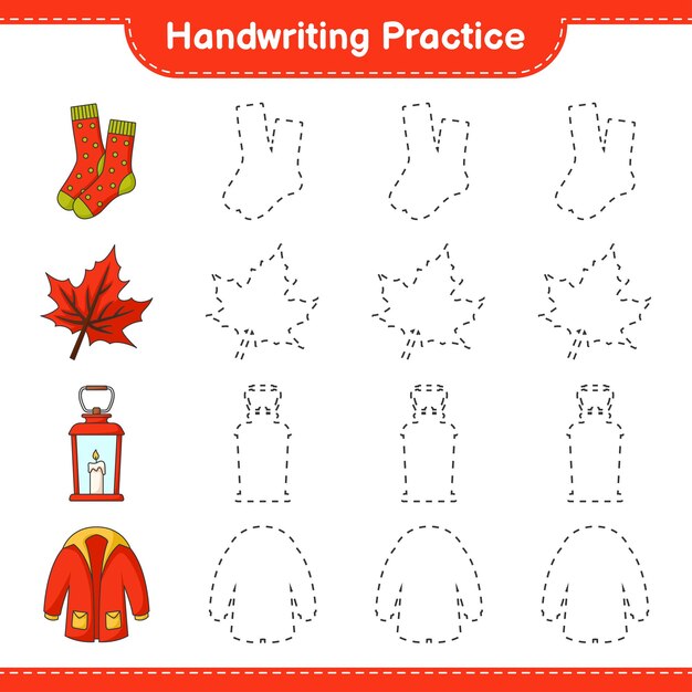 Autumn-Themed Handwriting Practice with Diverse Visual Elements | Jiffy ...