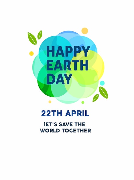 Vibrant Earth Day Celebration with Leaves and Sunshine | Jiffy Designs