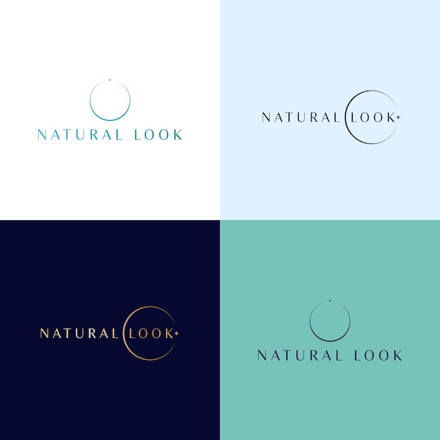 Minimalist Circular Logos with Calming Natural Color Palette | Jiffy ...