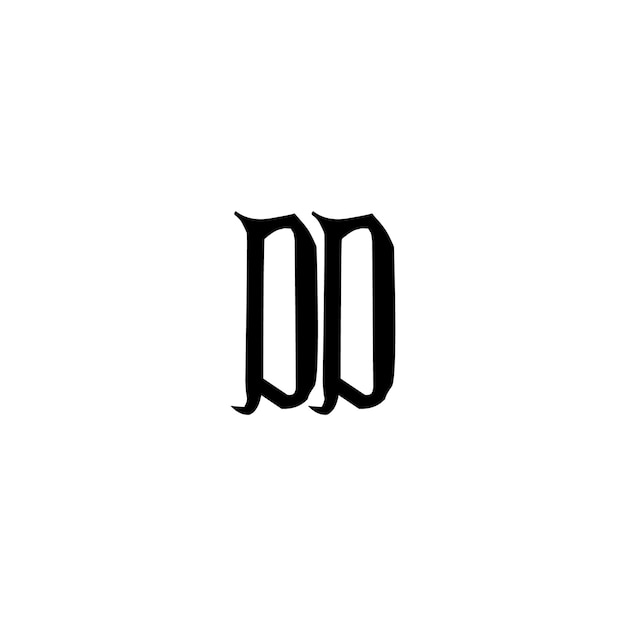 Elegant Monogram Design with Intricate Gothic Lettering | Jiffy Designs