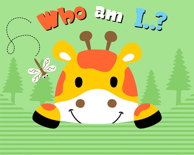 Whimsical Bee Creature with Playful Expression and Text Illustration ...