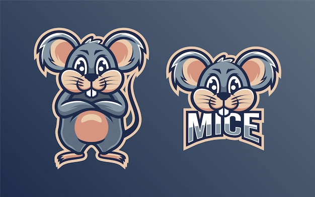 Adorable Cartoon Mice Mascot Design | Jiffy Designs