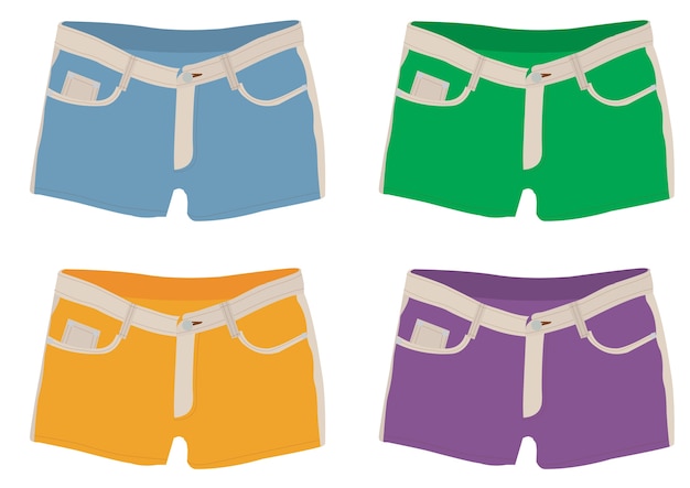 Vibrant Shorts Collection with Diverse Color Palette | Jiffy Designs