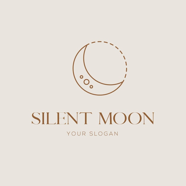 Elegant Crescent Moon: Timeless Emblem of Tranquility | Jiffy Designs