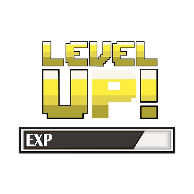 Retro Video Game-Inspired Level Up Design | Jiffy Designs