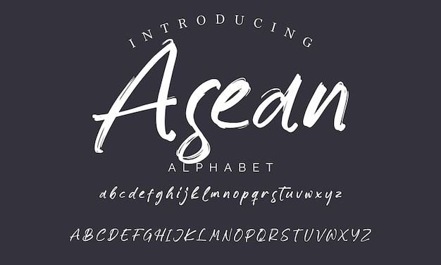 Elegant Calligraphic Typeface with Flowing Cursive Letters | Jiffy Designs