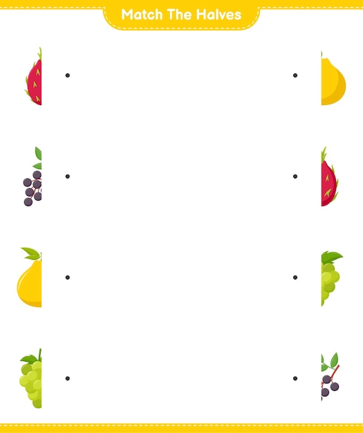 Vibrant Fruit Halves in Matching Pairs | Jiffy Designs