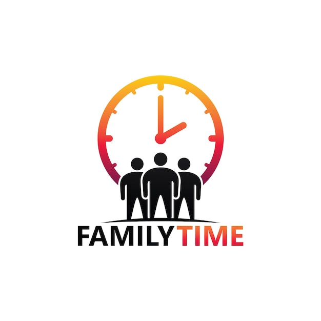 Cherish Family Moments with the Family Time Clock Icon | Jiffy Designs
