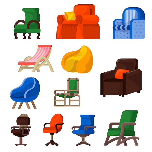 Vibrant Furniture Assortment: Stylish Seating Solutions for Every Space ...