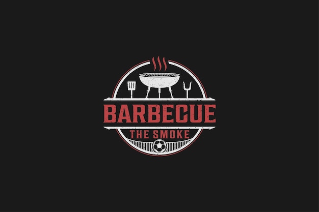 Savory Smoke and Sizzle: The Barbecue Emblem | Jiffy Designs