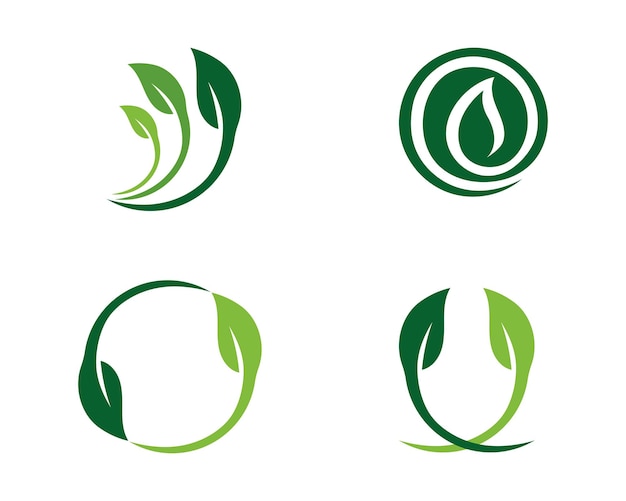 Vibrant Green Leaf Symbols for Eco-Friendly Branding | Jiffy Designs