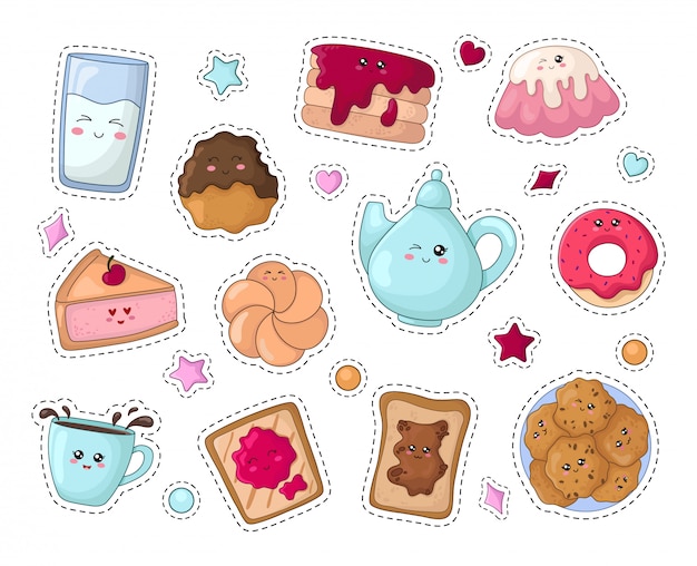 Charming Collection of Delightful Kawaii-Inspired Stickers | Jiffy Designs