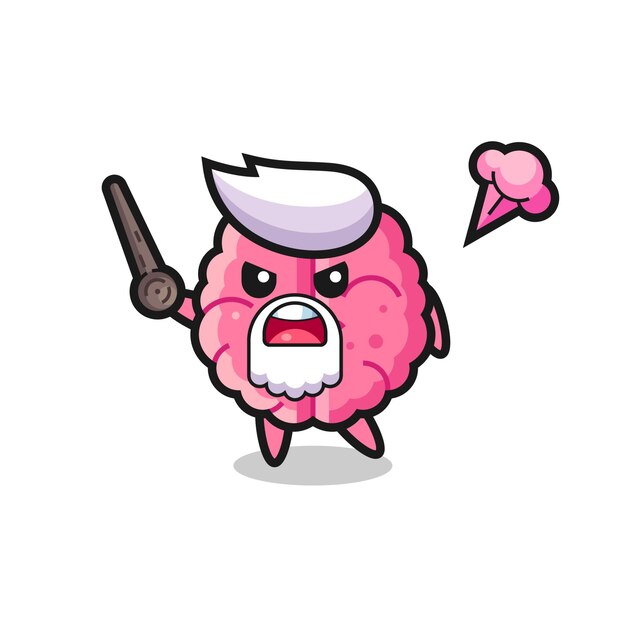 Adorable Pink Puffball Mascot Holding Wrench and Heart | Jiffy Designs