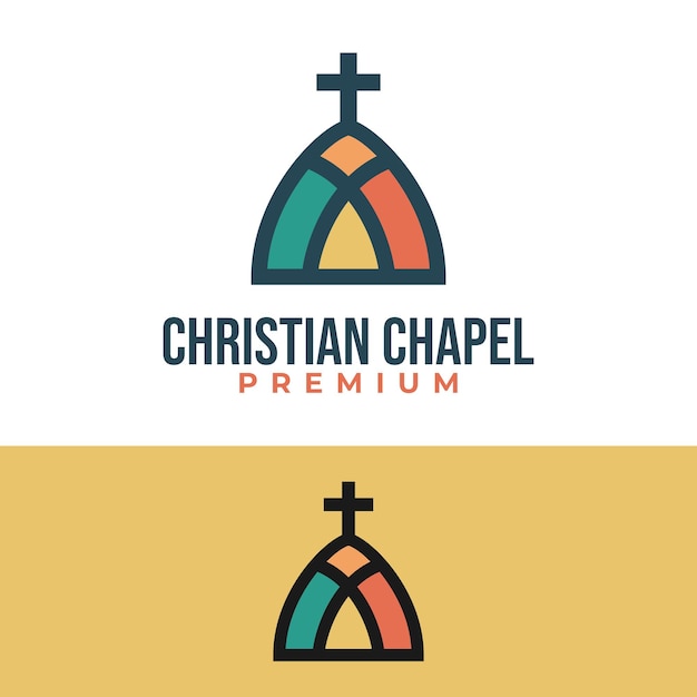 Vibrant Stained Glass Design for Christian Chapel | Jiffy Designs