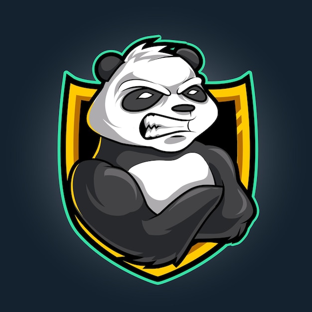 Fierce and Fearless Panda Mascot Logo Design | Jiffy Designs