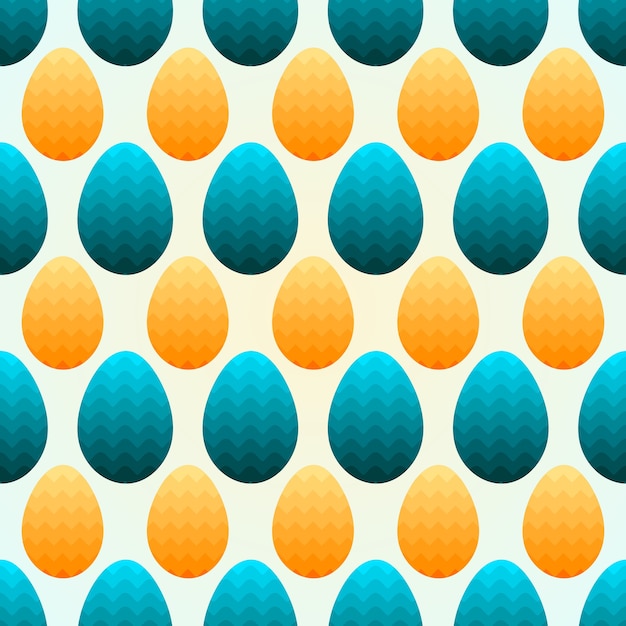 Vibrant Teardrop Pattern in Teal and Tangerine | Jiffy Designs