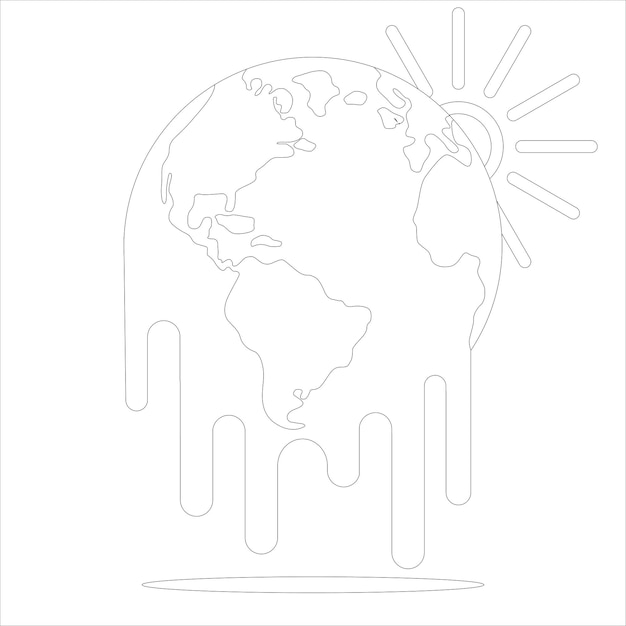 Radiant World Map with Vibrant Sunburst Accents | Jiffy Designs