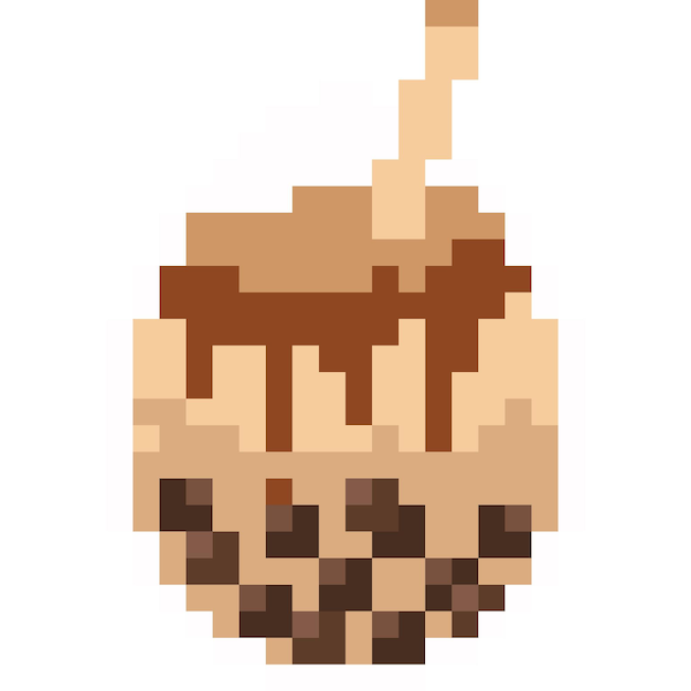 Delectable Pixel Cupcake: A Mouthwatering Pixelated Treat | Jiffy Designs