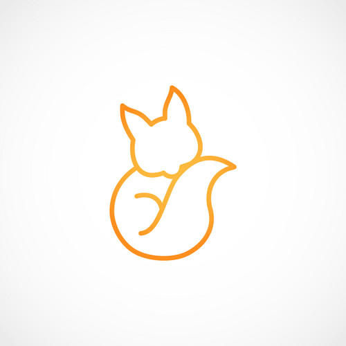 Fvector Illustration Of A Fox Vector Icon | Jiffy Designs