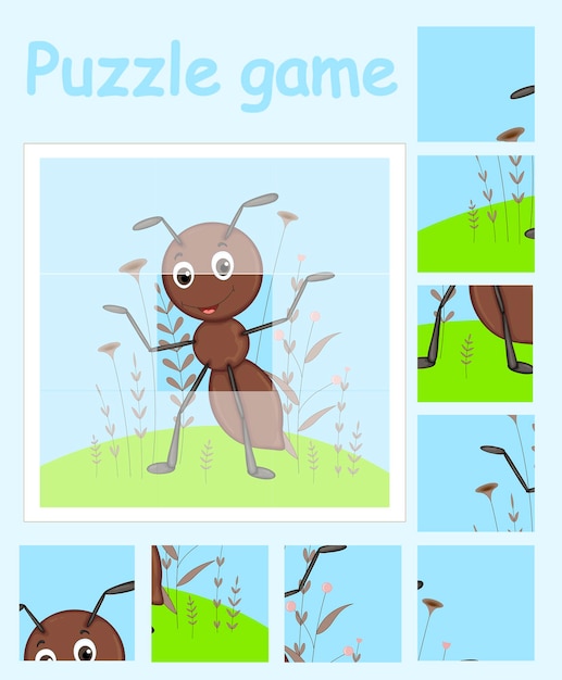 Charming Ant Puzzle Game with Nature Scenes | Jiffy Designs