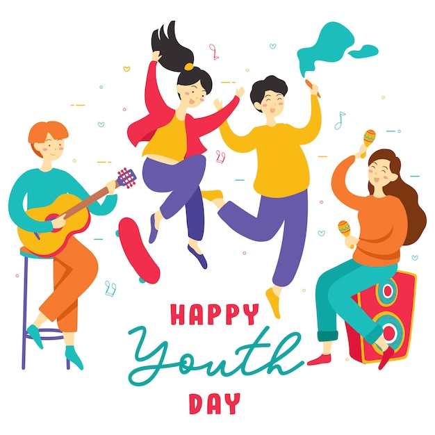 Vibrant Celebration of Youth Day with Joyful Activities | Jiffy Designs