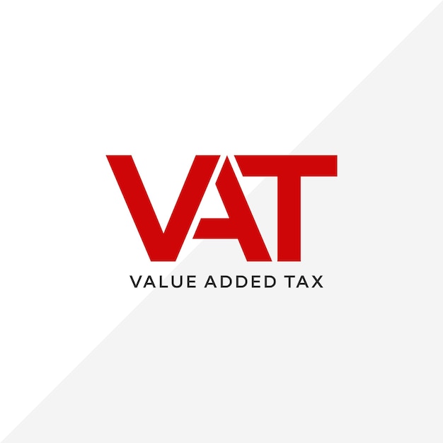 Vibrant Red VAT Logo with Descriptive Text | Jiffy Designs