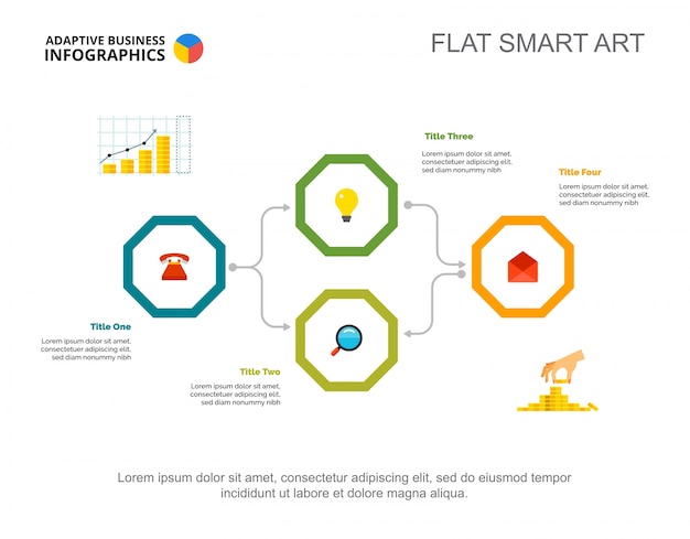 Flat Smart Art Adaptive Business Infographics Illustration | Jiffy Designs