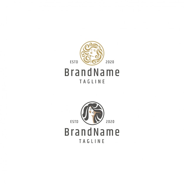 Elegant Circular Monogram Logos with Vintage Flourishes | Jiffy Designs