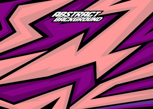 Energetic Abstract Lightning Bolt Design | Jiffy Designs