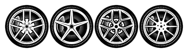 Sleek and Stylish Alloy Wheels with Intricate Spoke Designs | Jiffy Designs