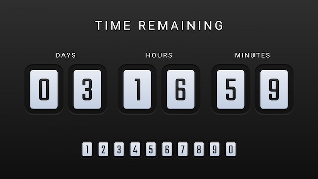 Countdown Timer with Sleek Digital Display | Jiffy Designs