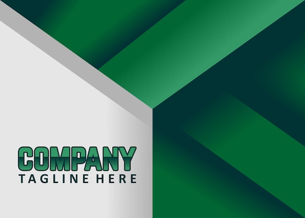 Vibrant Green Geometric Shapes with Bold Company Tagline | Jiffy Designs