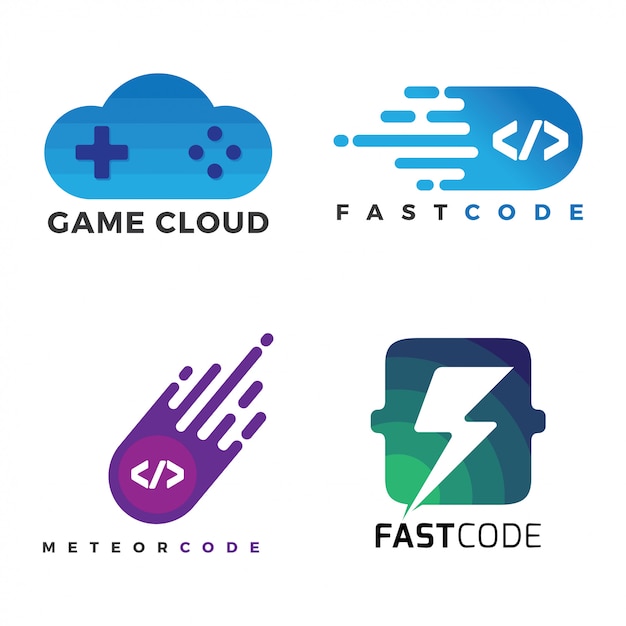 Vibrant Collection of Tech-Inspired Logos and Symbols | Jiffy Designs
