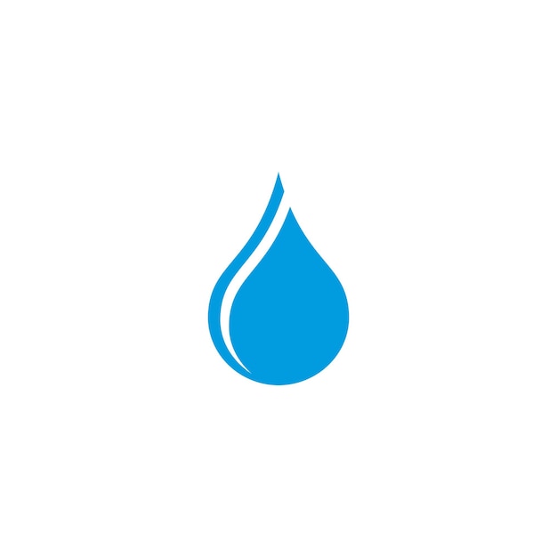 Elegant Blue Water Drop Symbol | Jiffy Designs