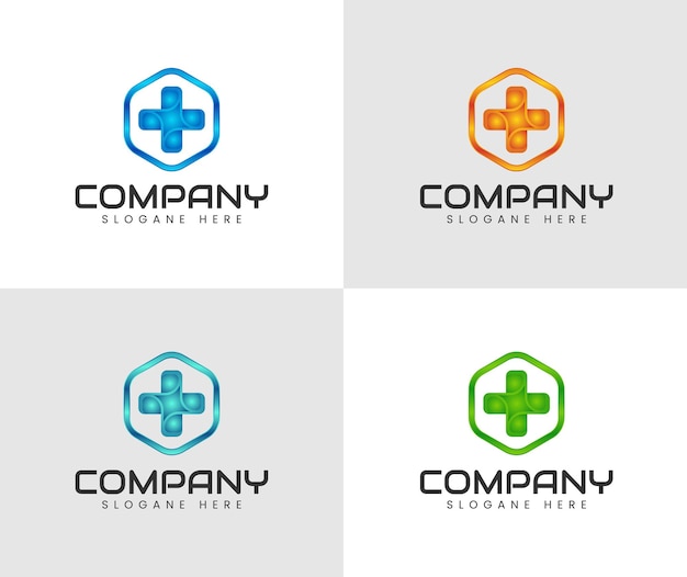 Vibrant Medical Cross Symbols for Healthcare Companies | Jiffy Designs