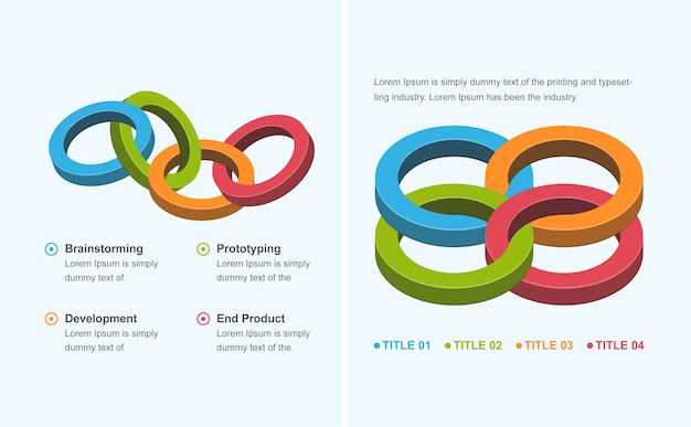 Vibrant Interlocking Rings of Creativity and Innovation | Jiffy Designs