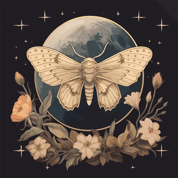 Ethereal Moth and Lunar Elegance | Jiffy Designs