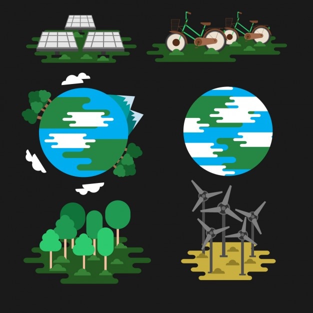 Nature-Inspired Geometric Illustrations with Futuristic and Pastoral ...