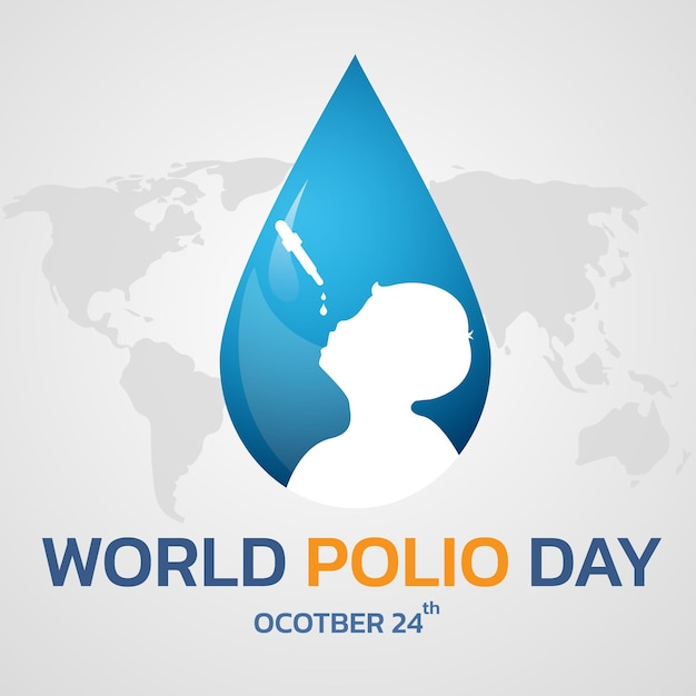 Commemorating World Polio Day with a Symbolic Water Drop | Jiffy Designs