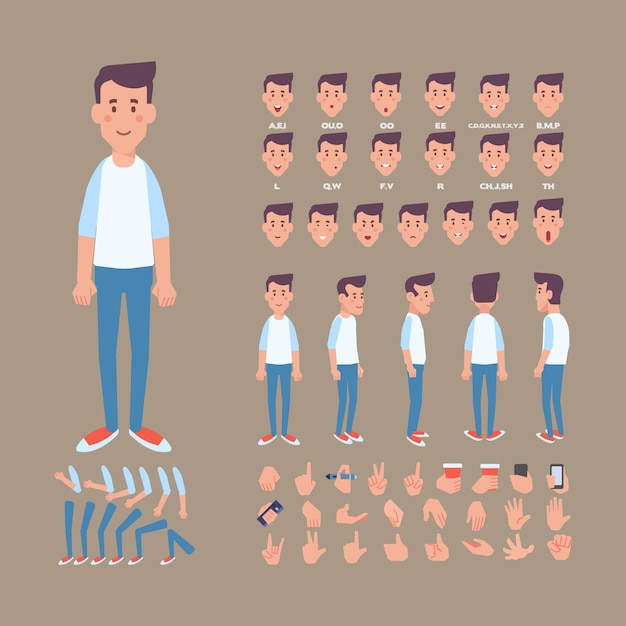 Versatile Character Creation Kit with Expressive Facial Features ...
