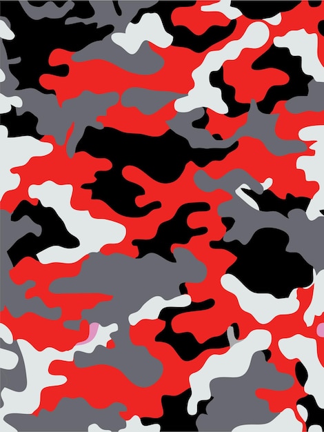 Vibrant Camouflage Pattern in Fiery Hues | Jiffy Designs