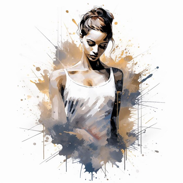 Captivating Elegance: Artistic Portrait of a Glamorous Woman | Jiffy ...